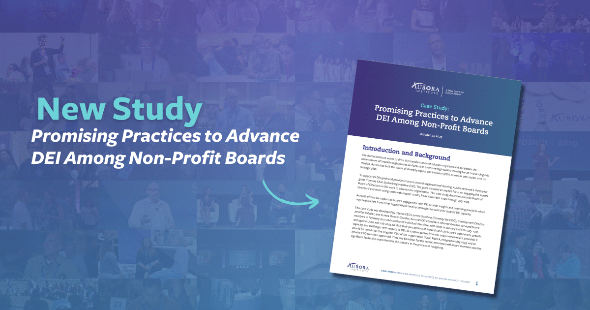 Promising Practices to Advance DEI Among Non-Profit Boards - Aurora ...