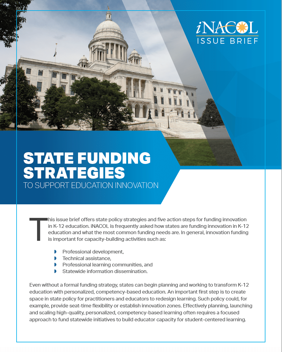 State Funding Strategies to Support Education Innovation - Aurora Institute